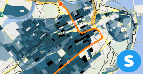 Quebec Tramway - Carte